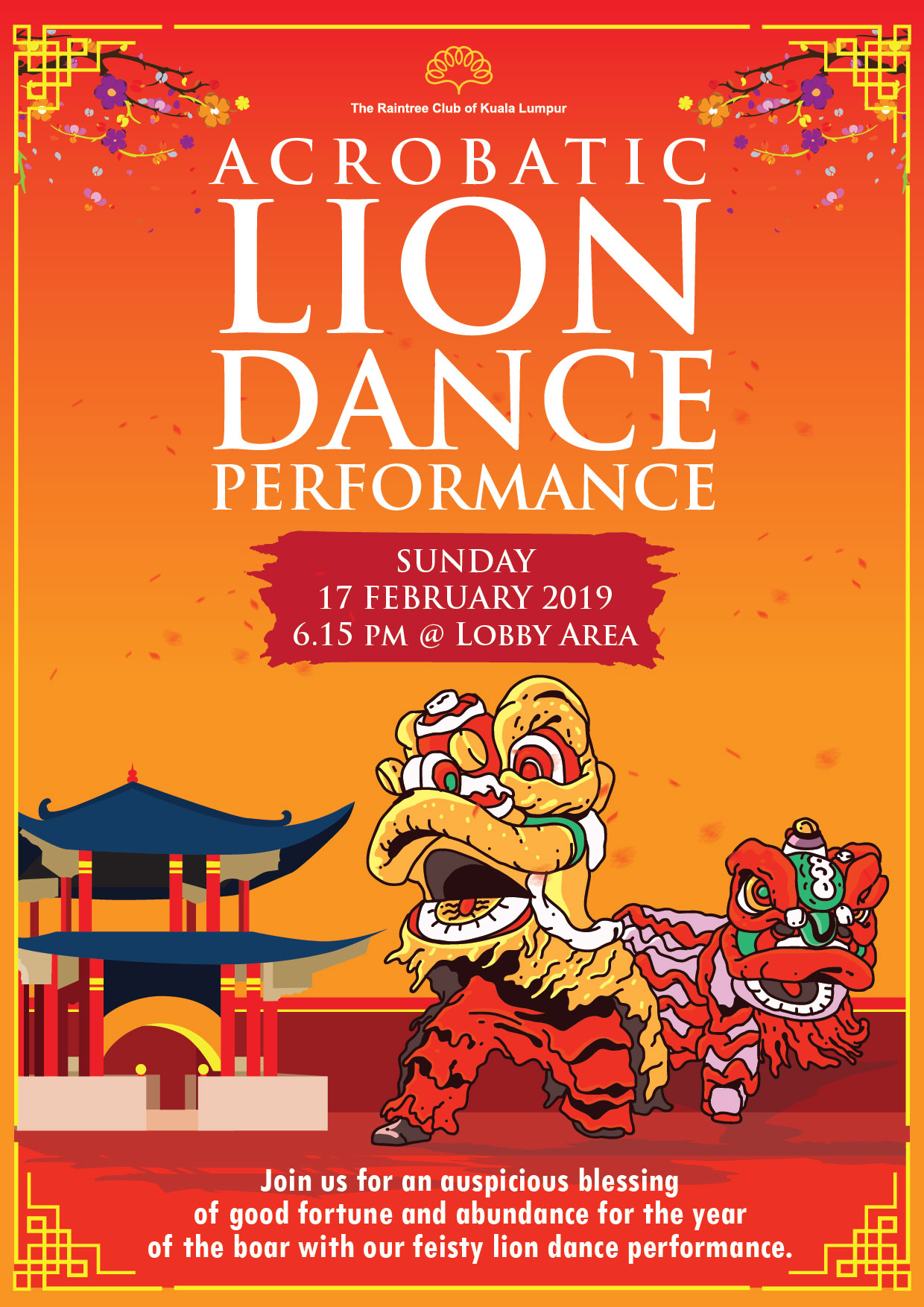 Lion Dance Performance - Raintree