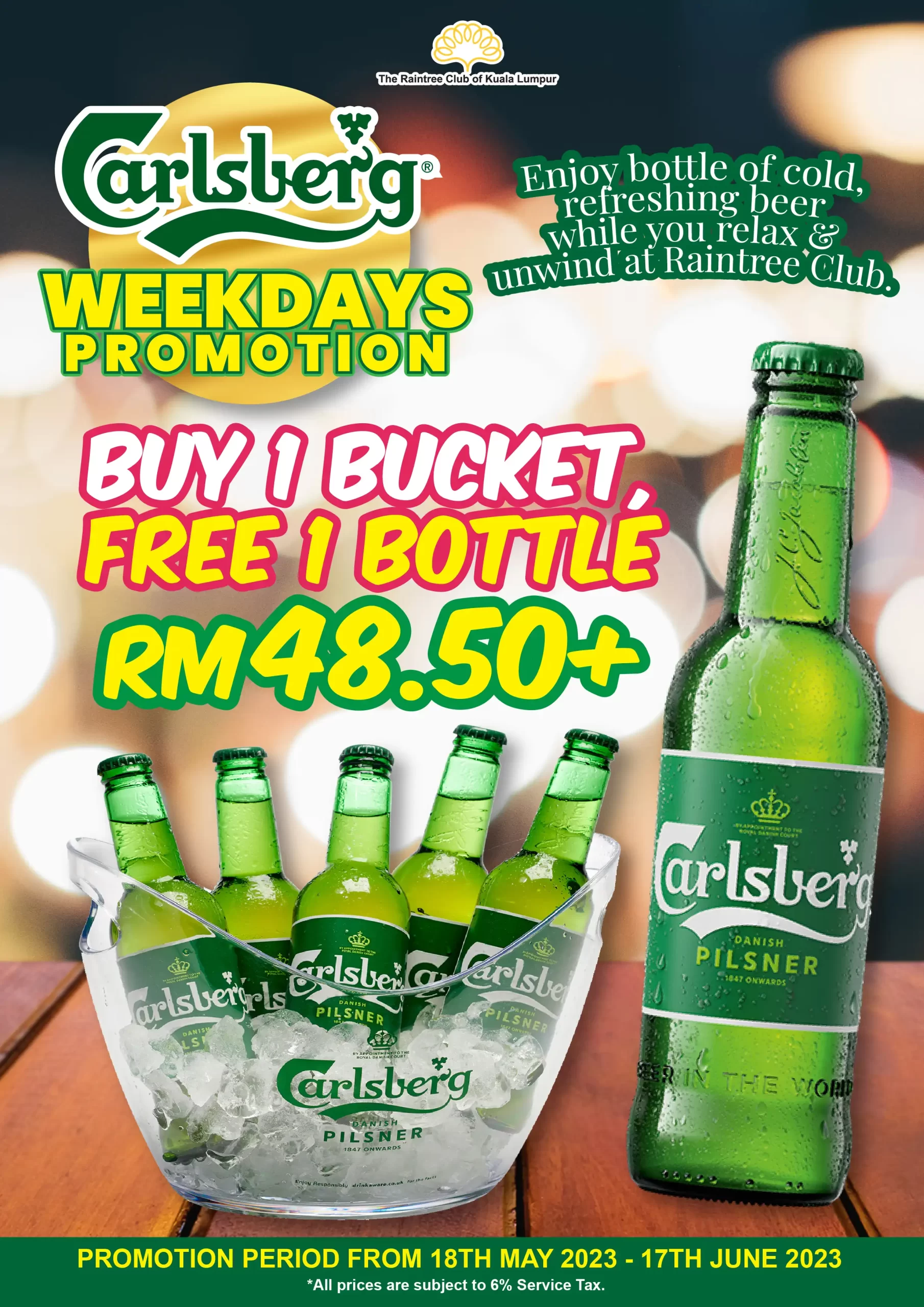 Carlsberg Bucket Promotion - Raintree